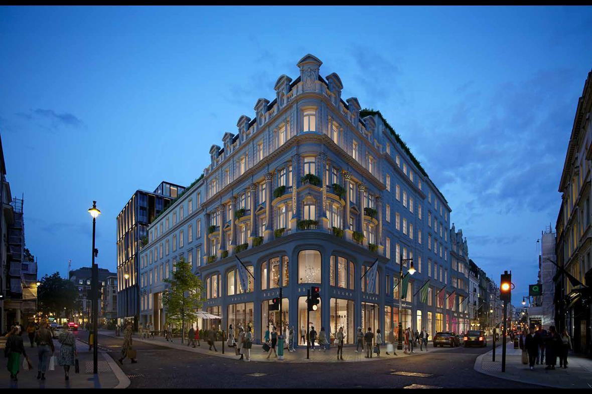 Fosters lodges plans for ‘deep retrofit’ of Mayfair department store ...